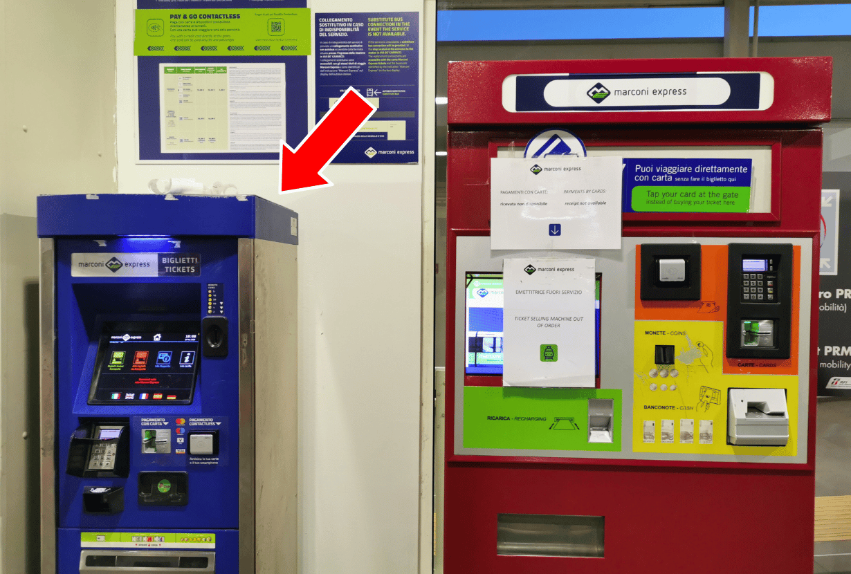 【マルコーニ・エクスプレス】ボローニャ中央駅から空港まで乗ってみた！切符の買い方や乗り方も解説 | Sol Levante Tourブログ